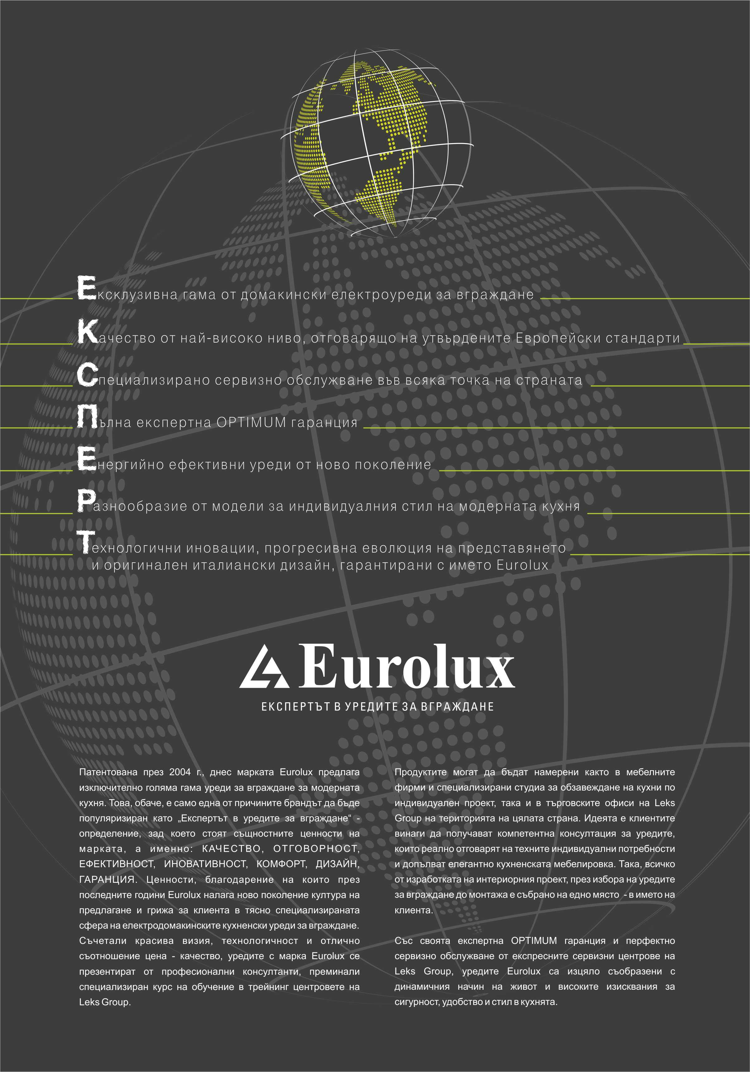 Eurolux - Лекс Груп АД | Уреди за вграждане